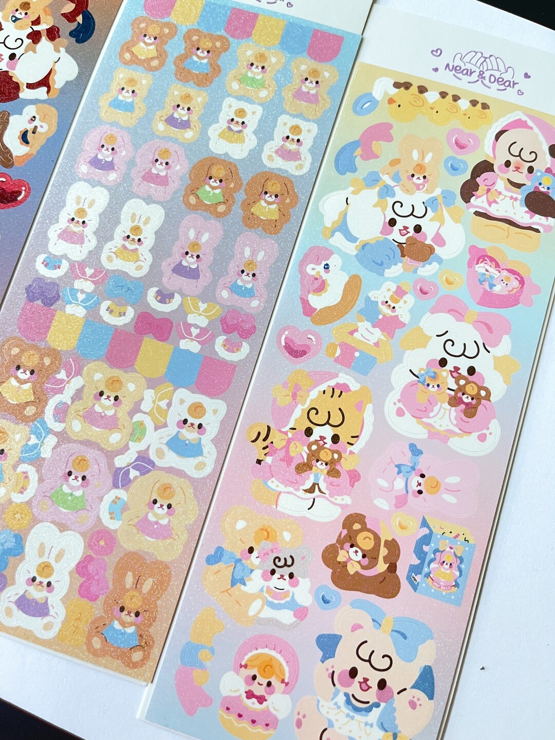 Kpop Sticker Sheets, Kawaii Toploader Sticker Sheets - Etsy