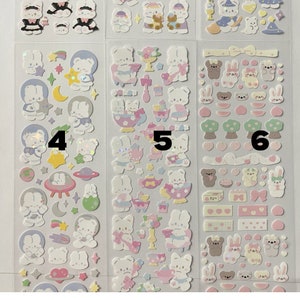 Kpop Stickers Toploader Sticker Sheets Polco Deco Sticker Sheets Korean ...