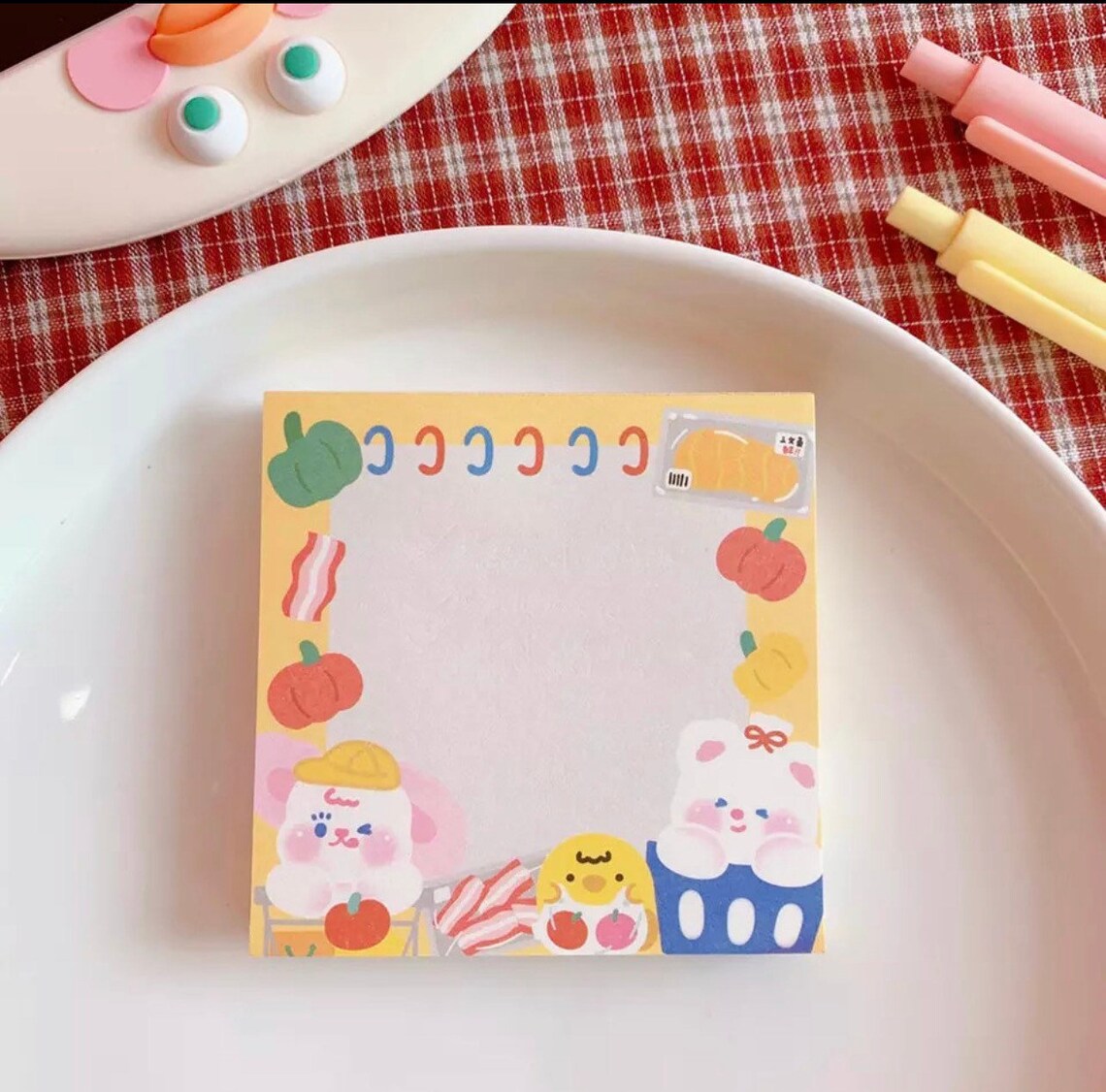 Kawaii Notepad Cute Memo Pad Space Memos Cute Fish Memos - Etsy