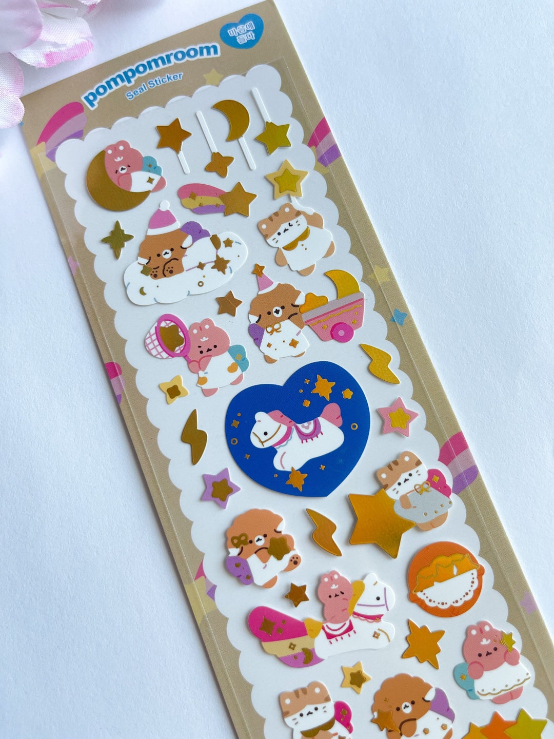 Korean Stickers Kpop Sticker Sheet Kawaii Sticker Sheet - Etsy