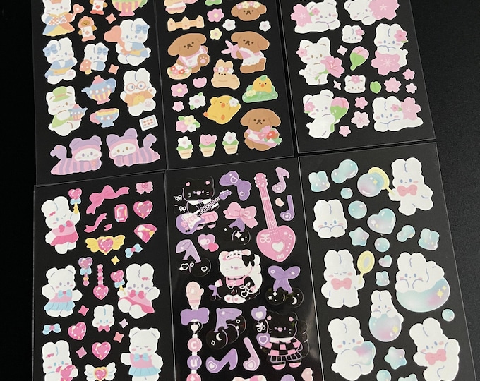 Kpop Stickers | Toploader Sticker Sheets | Polco Deco Sticker Sheets ...