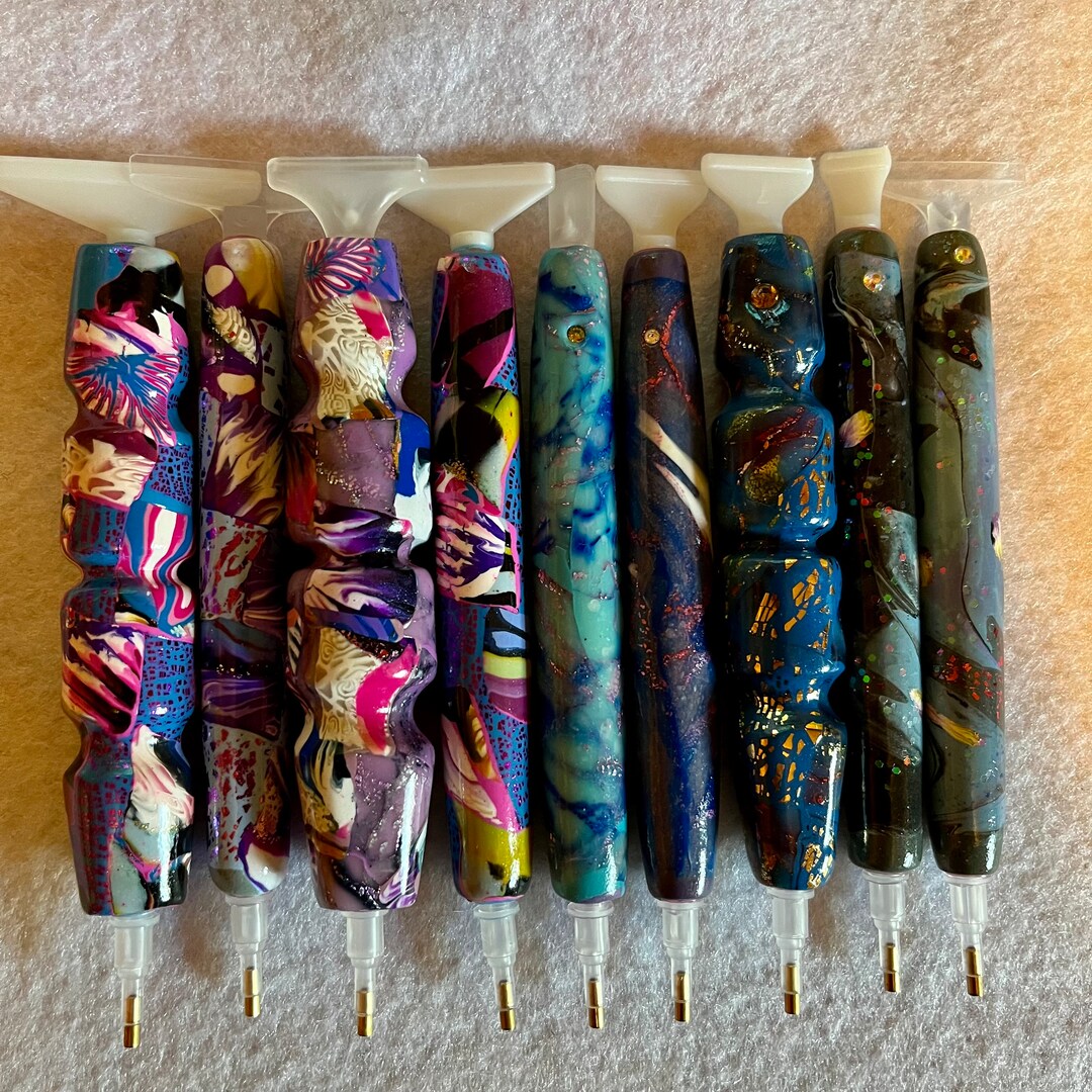 Diamond Painting Pen, Last Call Designs, Handmade, Polymer Clay, Drill ...