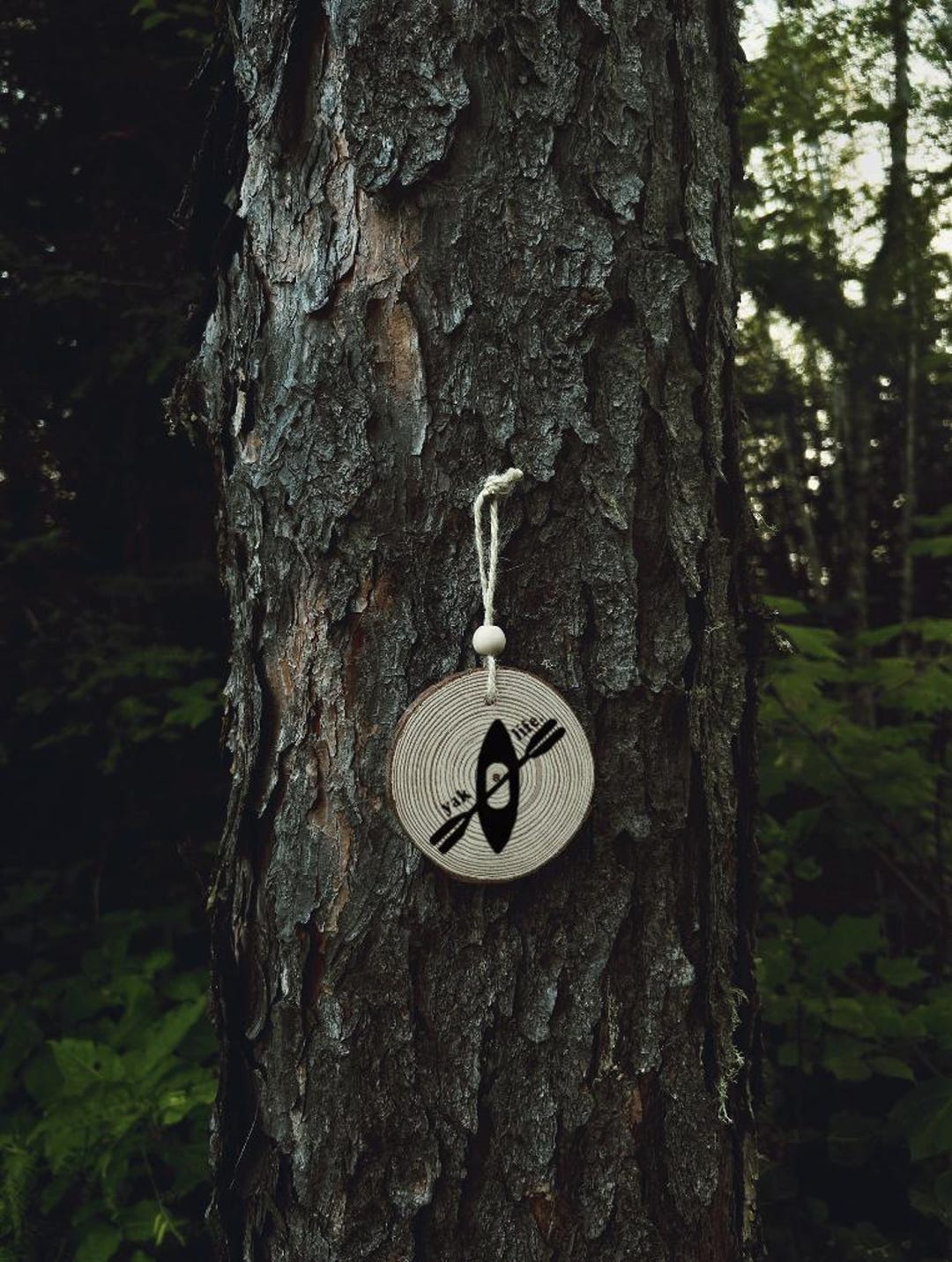 Yak Life Wood Burned Ornament, Wood Burning, Ornament, Pyrography ...