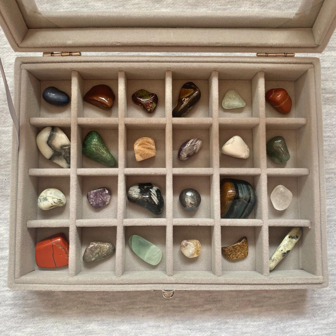 25 Advent Calender Filler Crystals UK, Tumble Stones, Carved Gemstones ...