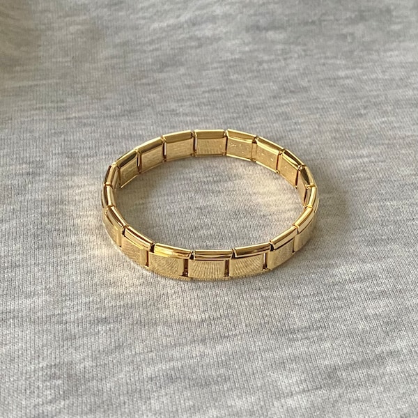 Italian Charm Gold Starter Bracelet - Etsy