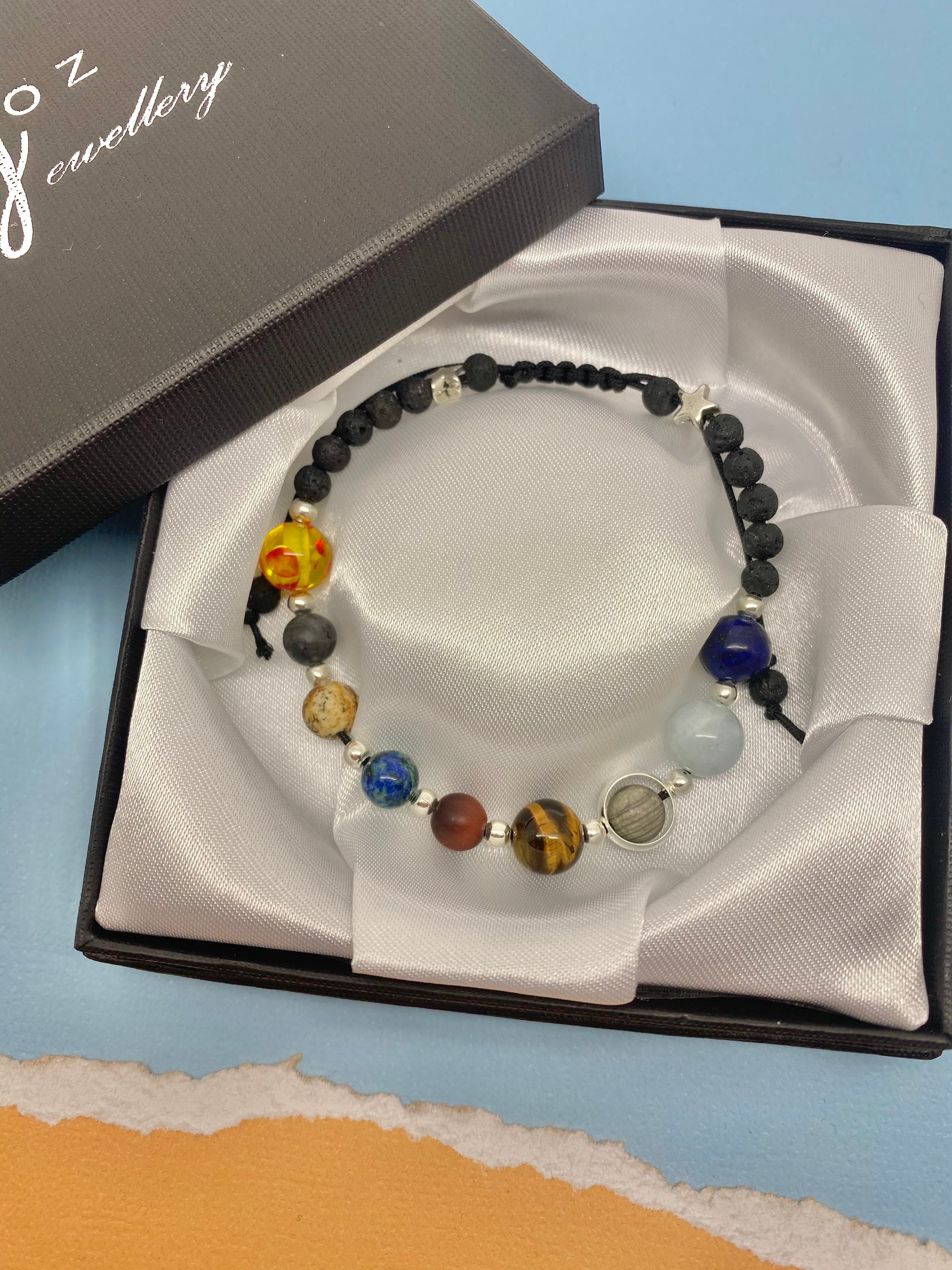 Solar system bracelet Space Planets Guardians of the galaxy | Etsy