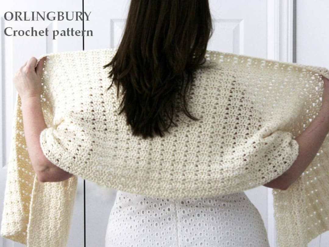 Crochet Rectangle Shawl Pattern, Crochet Wrap Pattern, Crochet Shawl ...