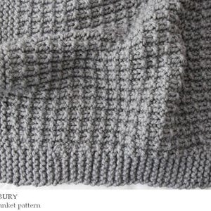 Easy Knitting Pattern, Cloud and Comfort Blanket, Textured Knit Blanket ...