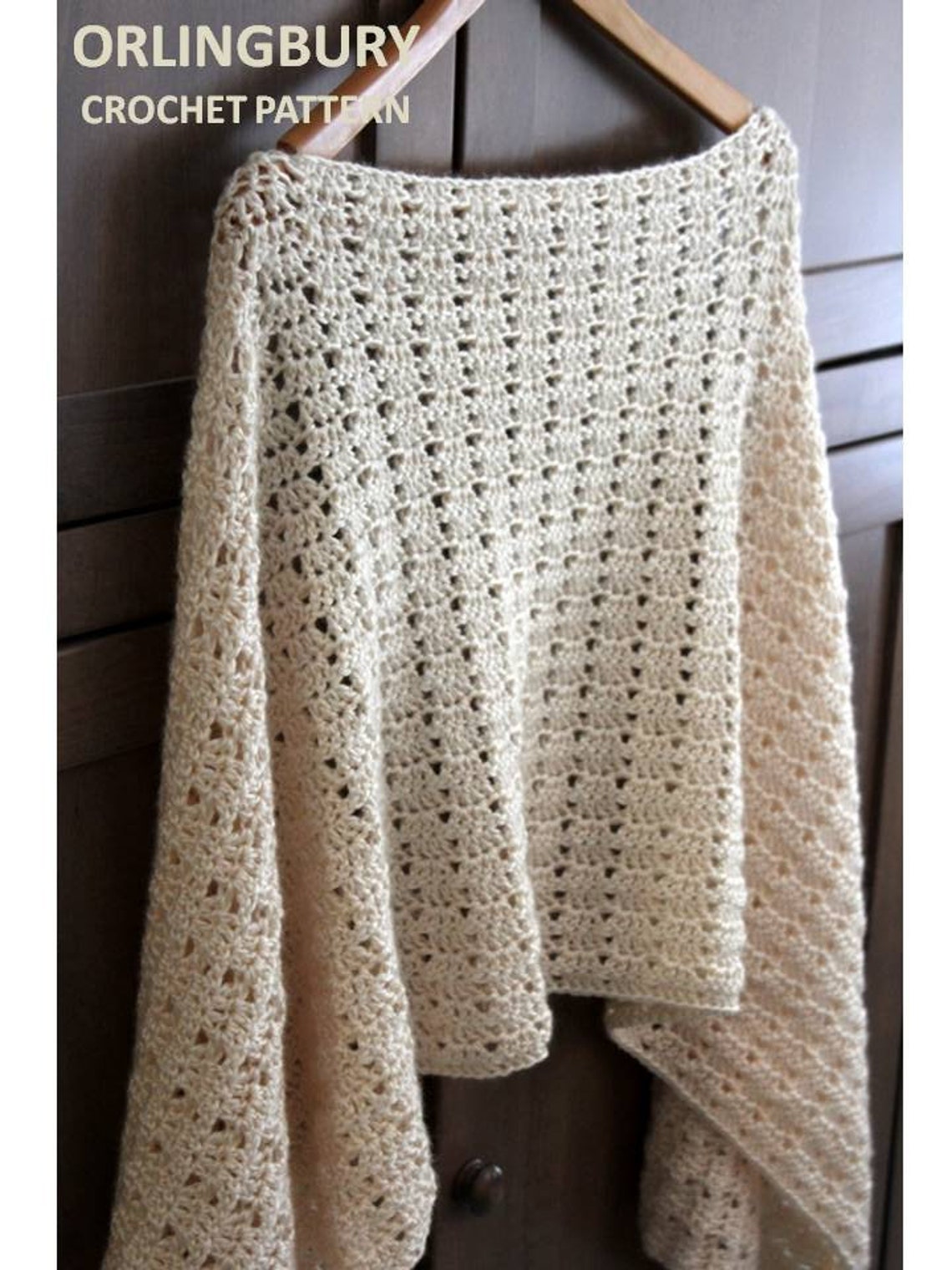 Crochet Rectangle Shawl Pattern Crochet Wrap Pattern Crochet | Etsy