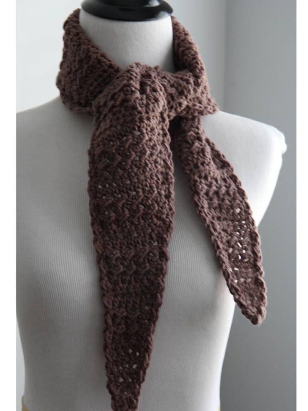 Crochet Triangle Scarf Pattern, Any Size and Any Yarn Triangle Scarf ...