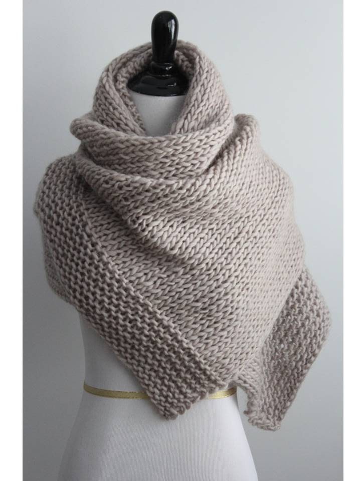 Rectangle Shawl, Shawl Knitting Pattern, Knit Shawl, Hand-knit Wrap ...