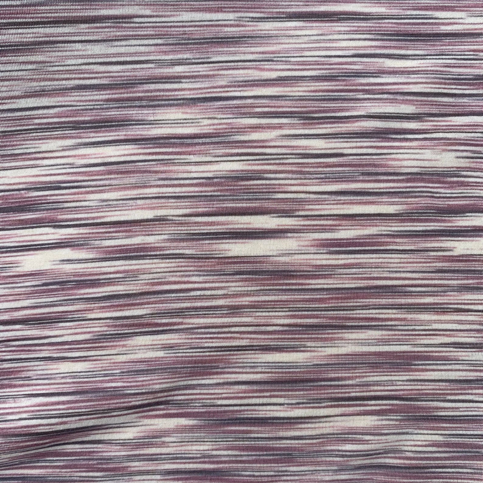 Bamboo Eco-friendly Multi Colored Space Dyed Striped 100% Dyed Knit ...