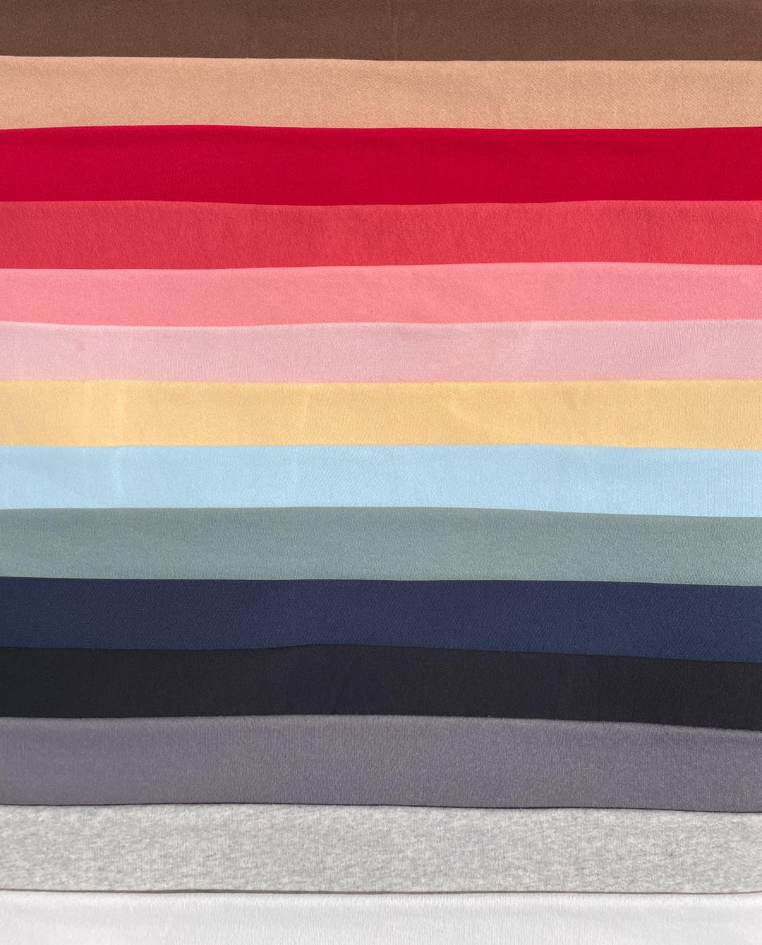 Cotton Fleece With Matching Rib Medium Weight | 400 GSM/ 12 OZ Knit ...
