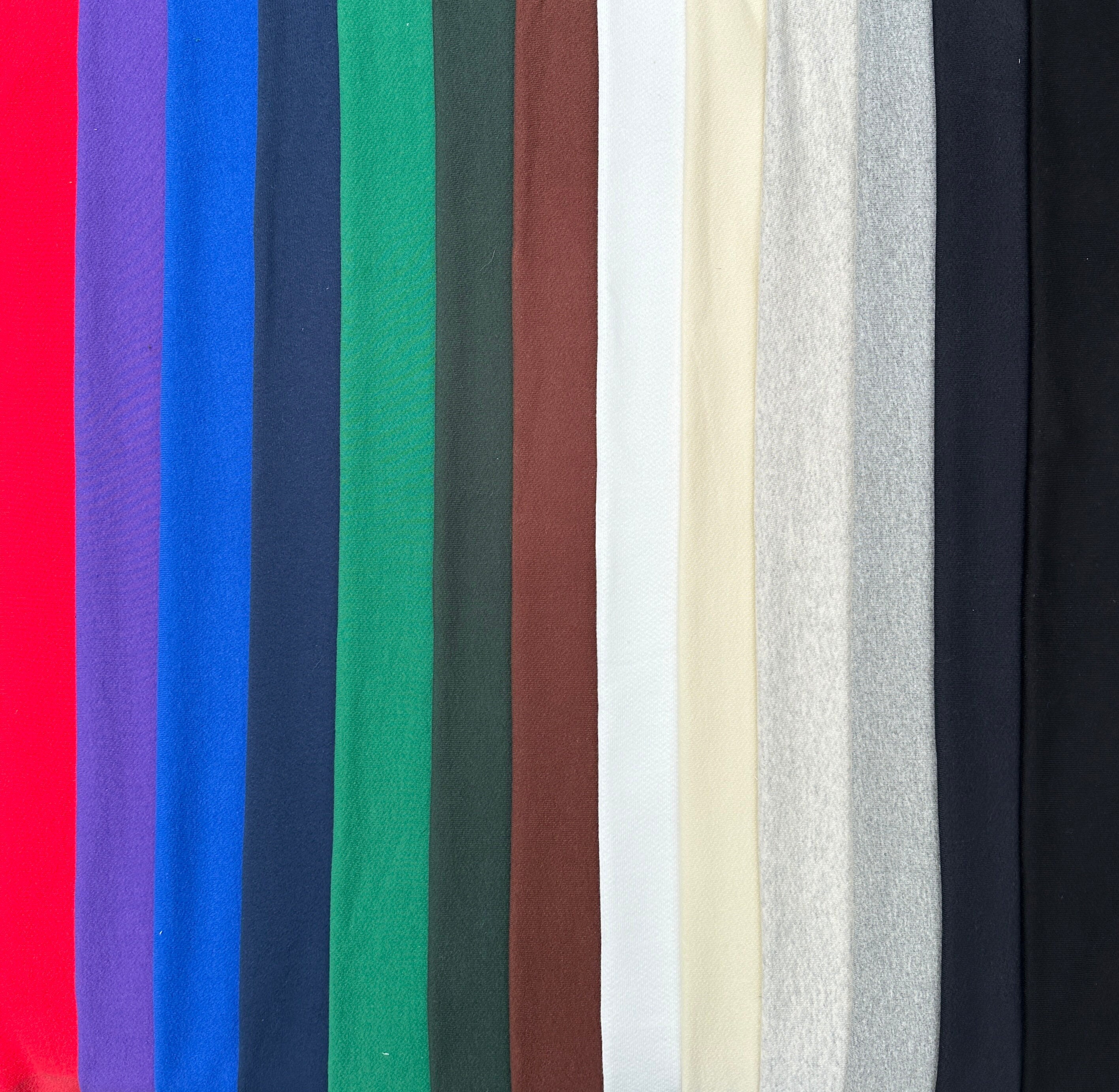 Heavy Cotton French Terry Knit With Matching Jersey and Rib | 450 GSM ...