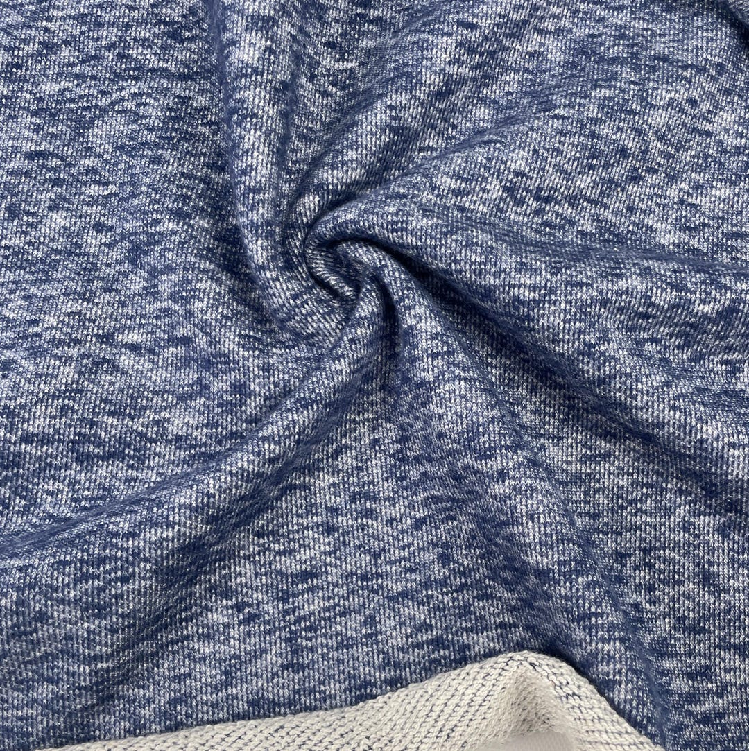 Heavy Cotton French Terry Blue Acid Wash| 15 Oz French Terry Heavy ...