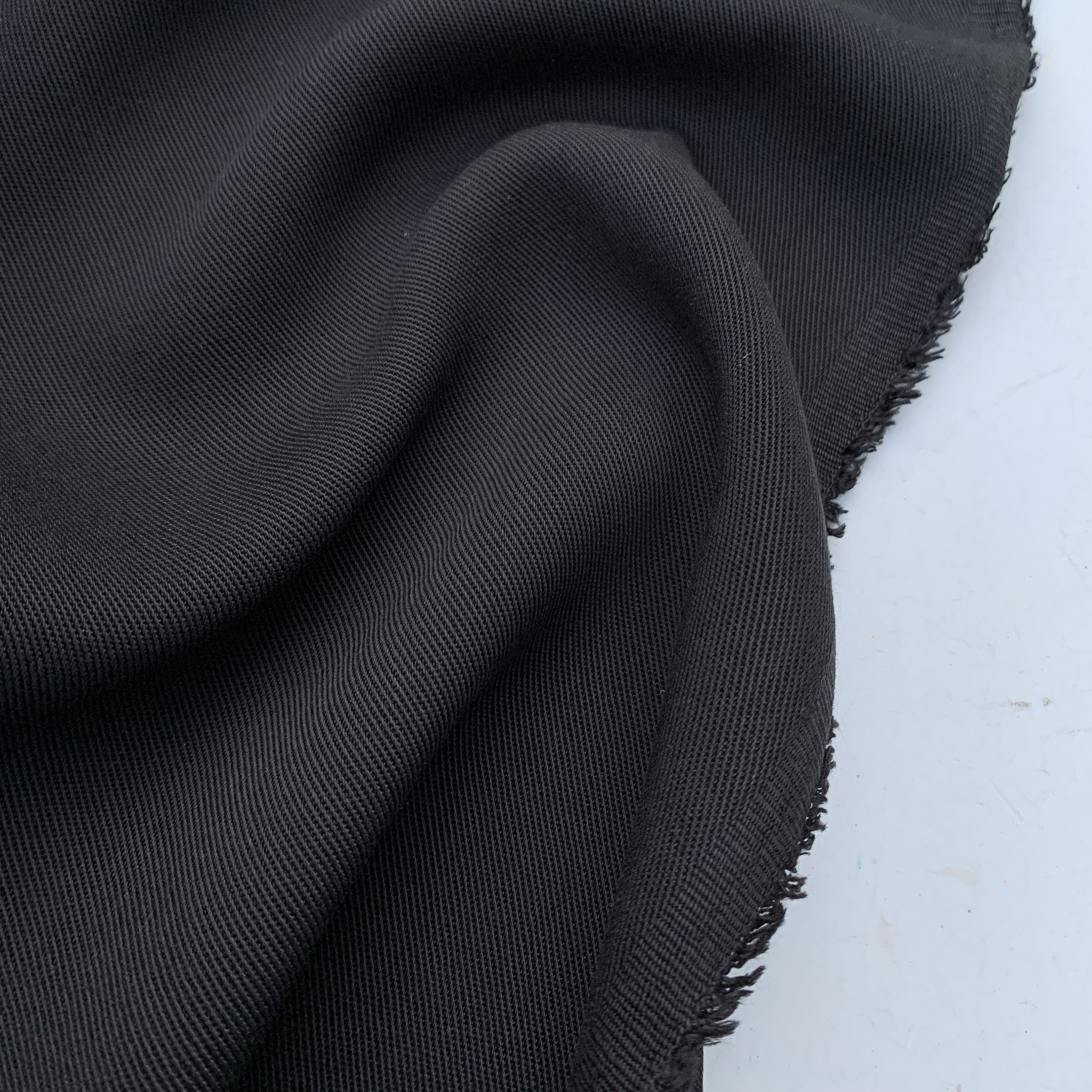 Black 100% Rayon Lyocell Twill Medium Weight 58 Woven | Etsy