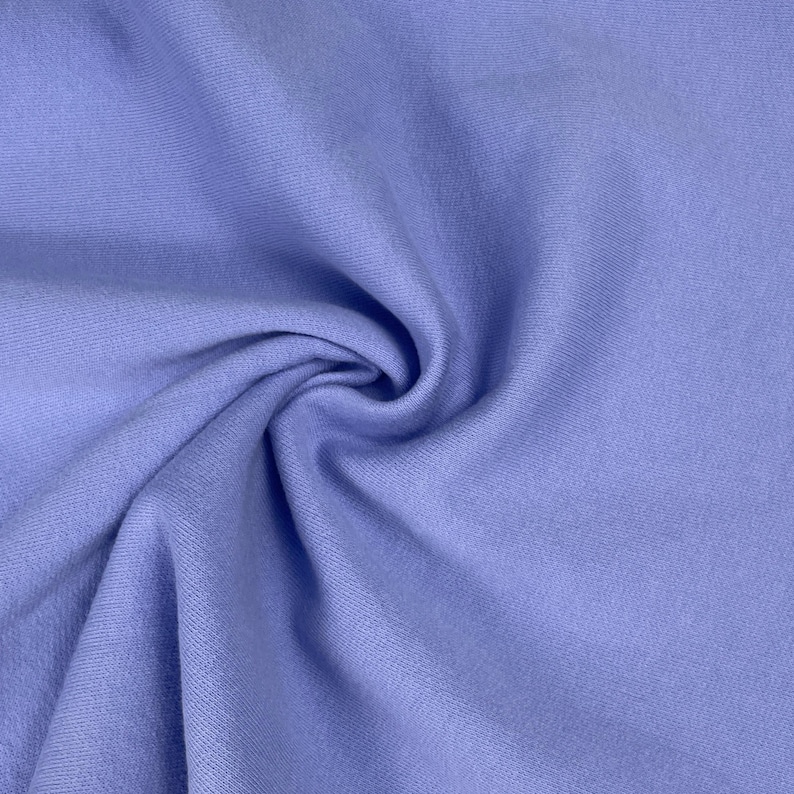 Cotton Fleece With Matching Rib Medium Weight | 400 GSM/ 12 OZ Knit ...