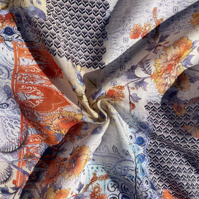 Handkerchief Linen Fabric - Etsy