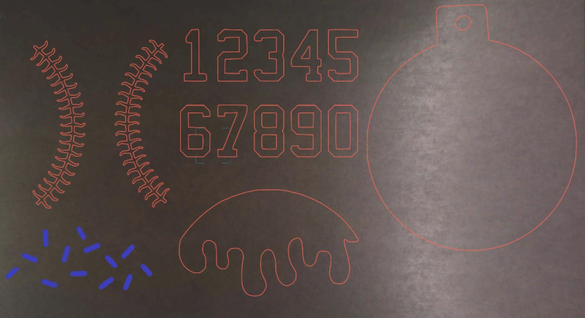 Baseball Drip Tag (SVG ONLY) - Cut File - Etsy