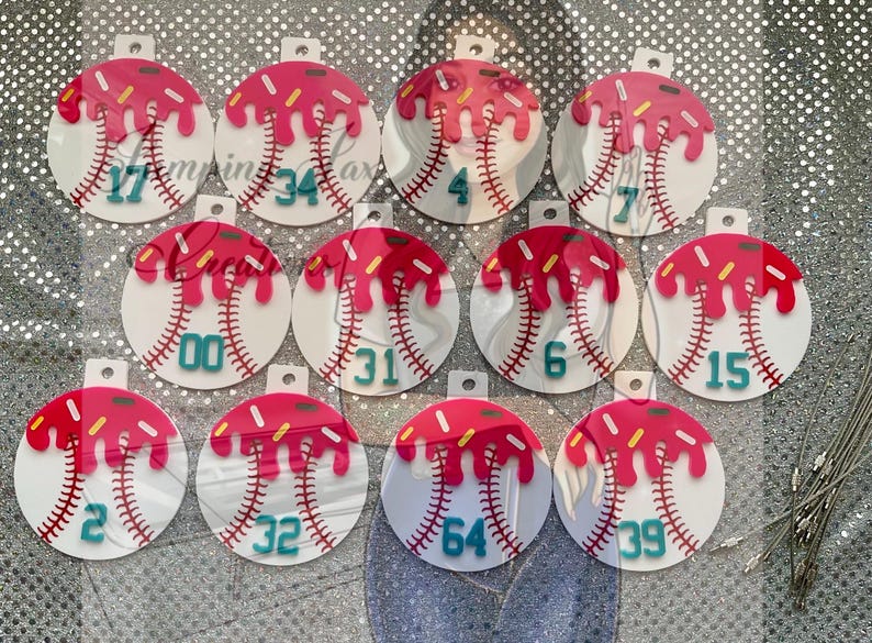 Baseball Drip Tag (SVG ONLY) - Cut File - Etsy