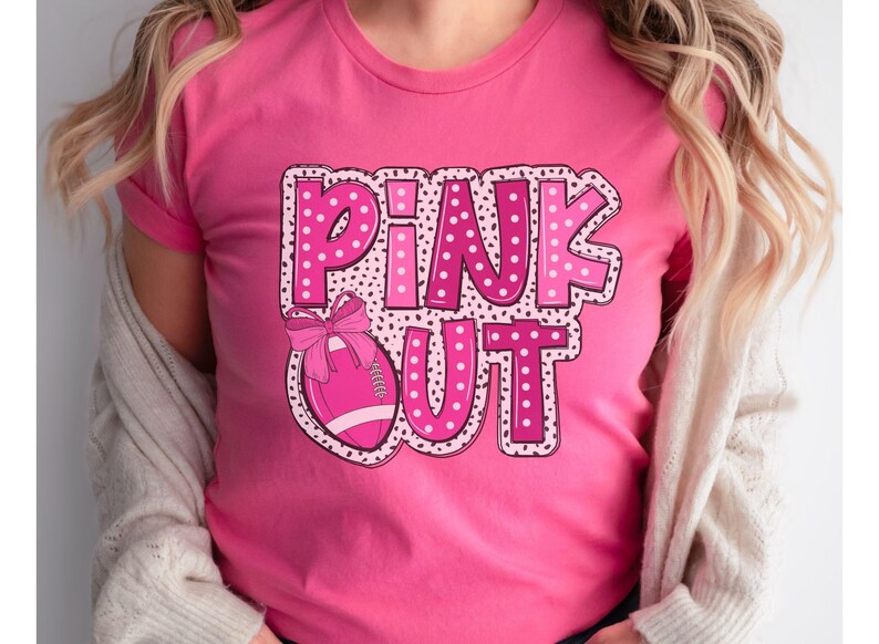 Pink Out T-shirt, Pink Out Shirt, Breast Cancer Awareness T Shirt, in ...