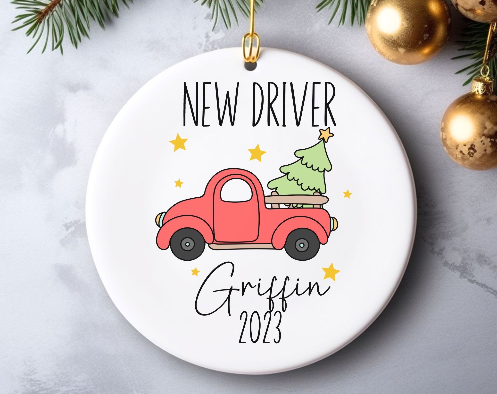 Personalized New Driver Ornament, Custom New Driver Ornament, Ornament ...