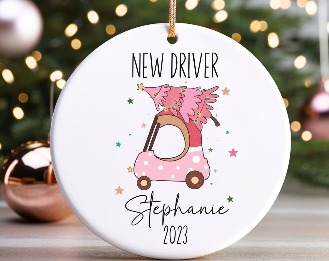 Personalized New Driver Ornament, Custom New Driver Ornament, Ornament ...
