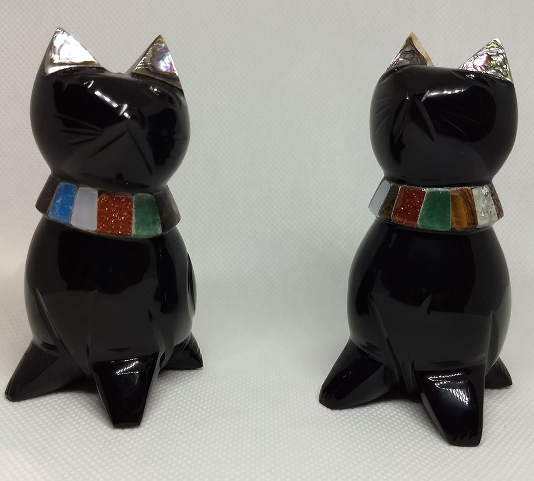 4x1 Beautifully Hand Crafted Obsidian Cats( Three for De Price) - Etsy