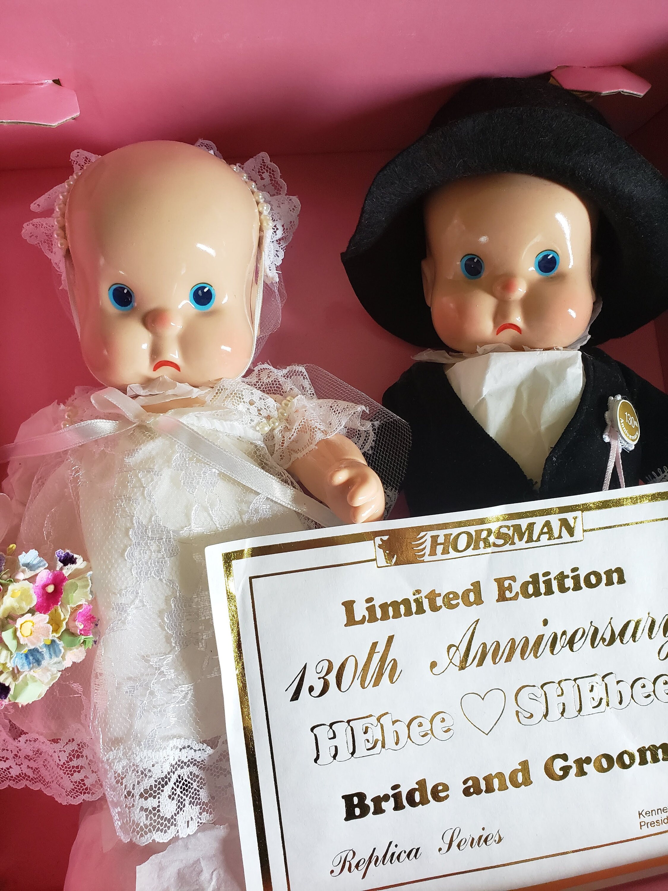 Hebee & Shebee Bride and Groom 130th Anniversary Replica Series - Etsy