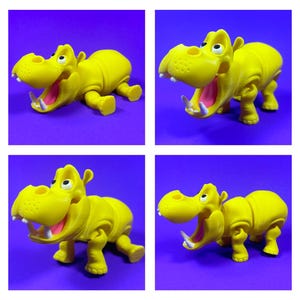 Flexi 3D Printed Hippo Fidget Sensory Toy Desk Gift - Articulated ...