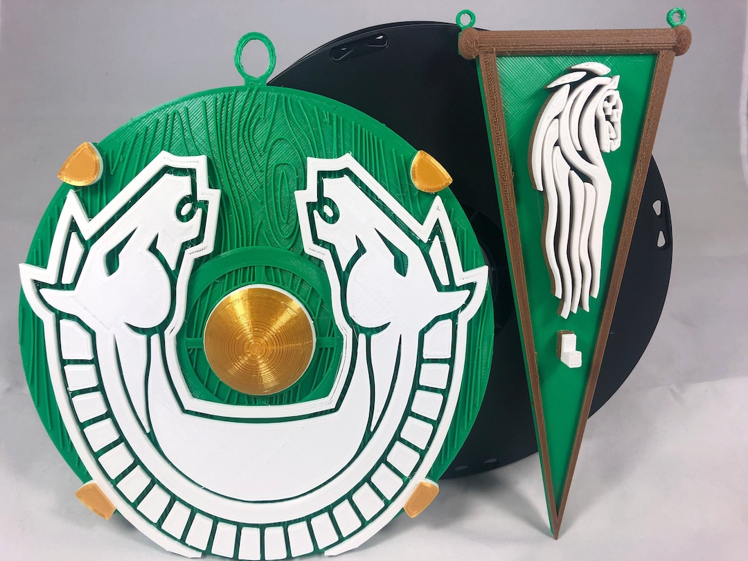 Custom 3D Lord of the Rings Inspired Rohan Shield & Banner 2pc Set ...
