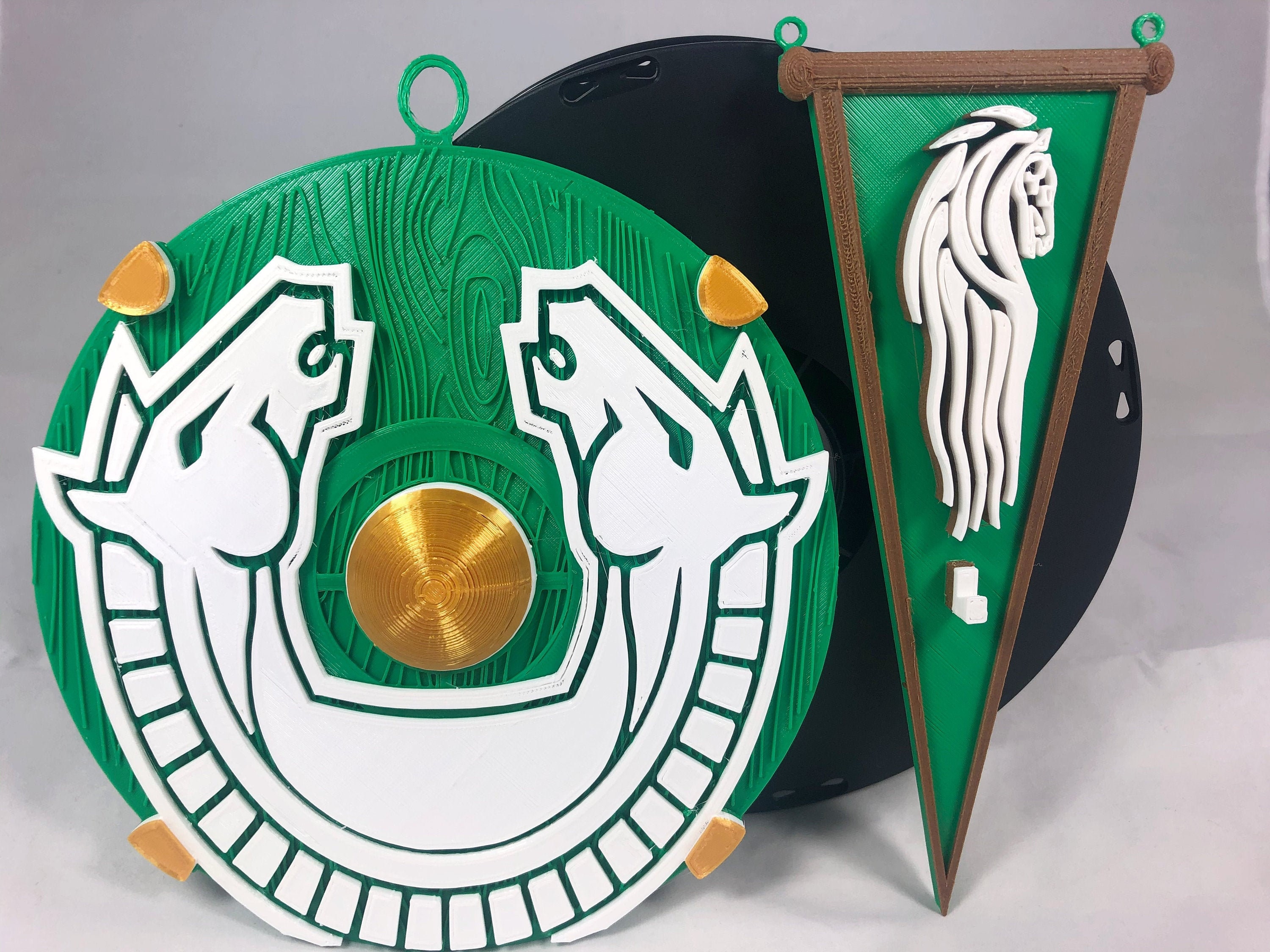 Custom 3D Lord of the Rings Inspired Rohan Shield & Banner 2pc - Etsy UK