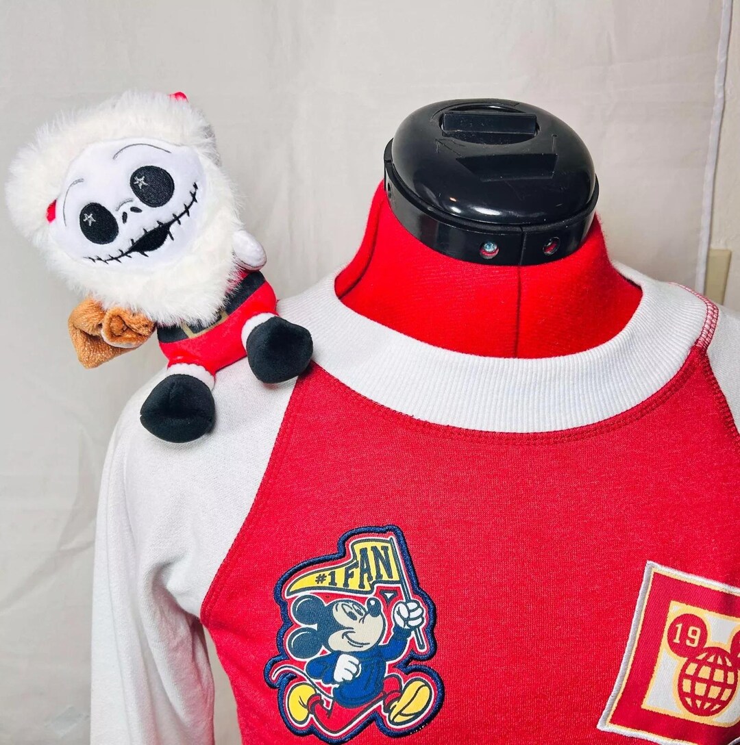 Disney Jack Skellington Magnetic Custom Shoulder Pal Plush - Theme Park ...