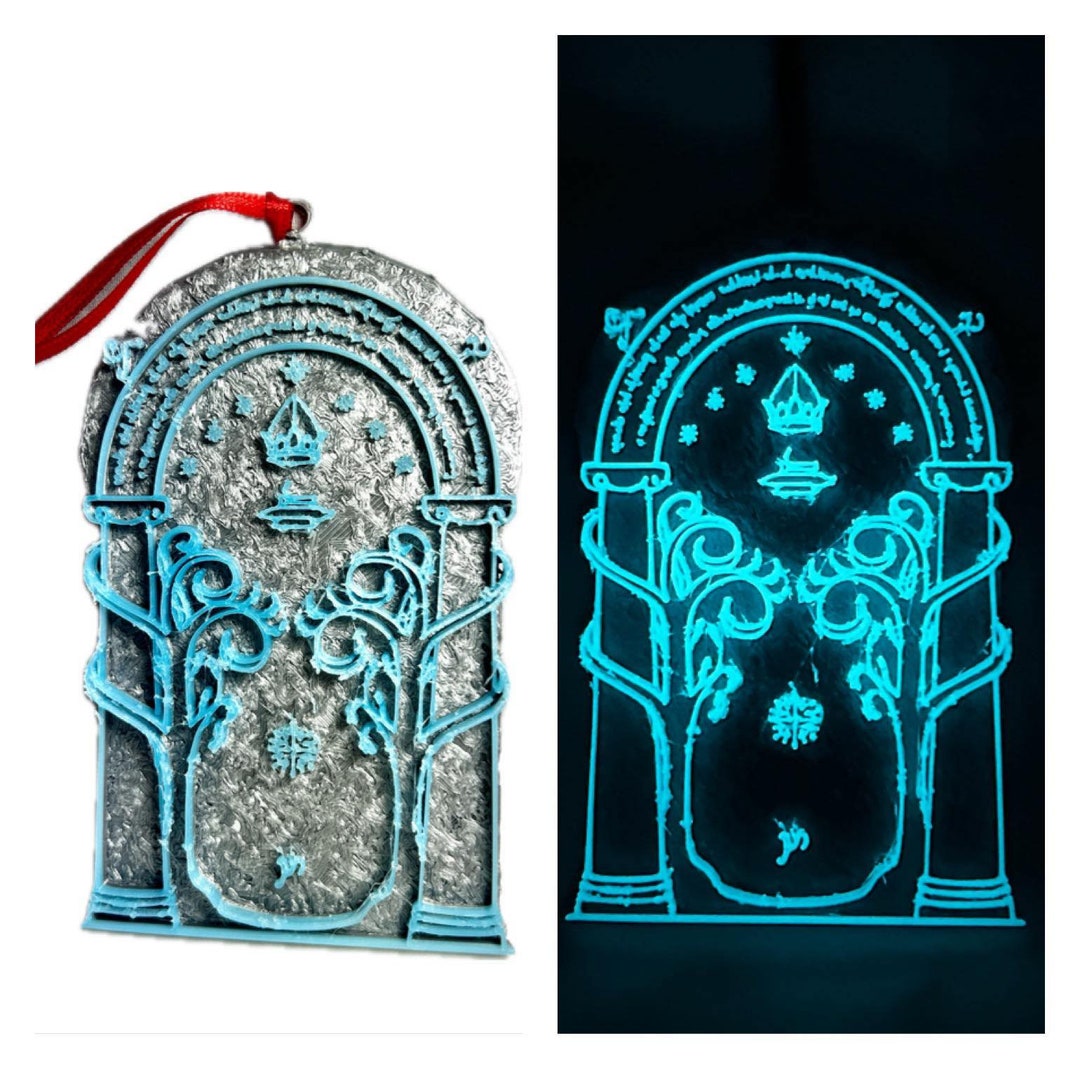 Custom 3D Gate of Moria Glow in the Dark Light up Lord of the Rings ...