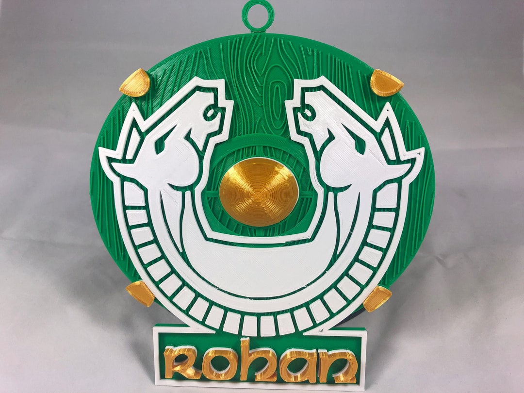 Custom 3D Lord of the Rings Inspired Rohan Shield W/ Horses Symbol ...