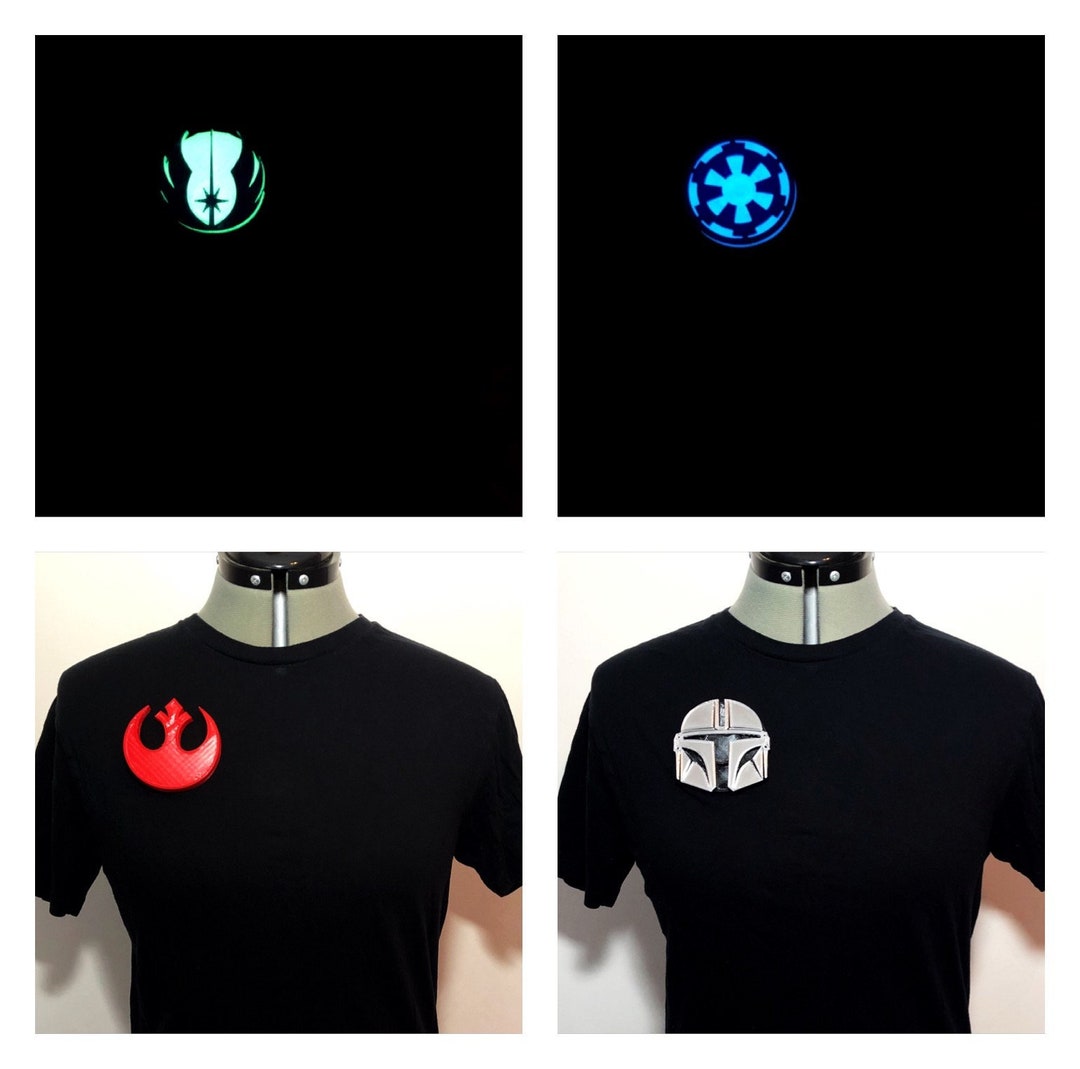 3D Star Wars Inspired Rebel Mandalorian Empire Jedi Order Magnetic Pin ...