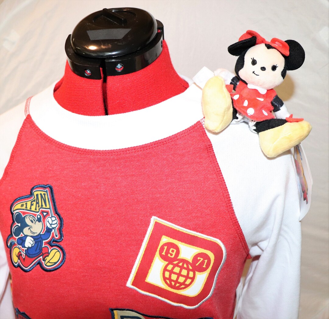 Minnie Mouse Custom Magnetic Shoulder Plush Red Polka Dot Toy Doll Kids ...
