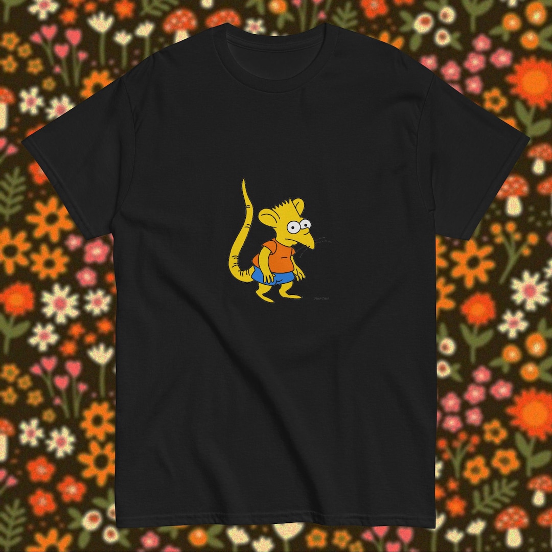 Simpsons Rat Boy Bart T-shirt - Etsy