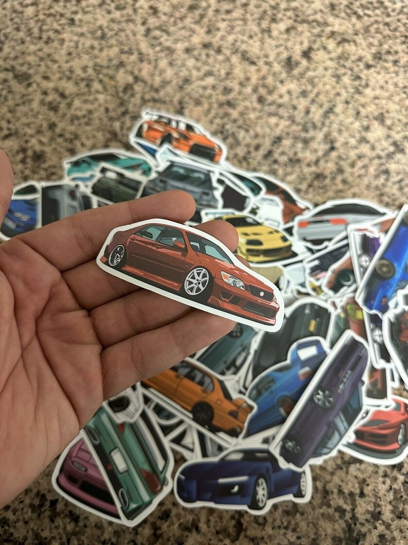 100pcs Custom Random Car Stickers Vinyl Random No Duplicate JDM Dope ...