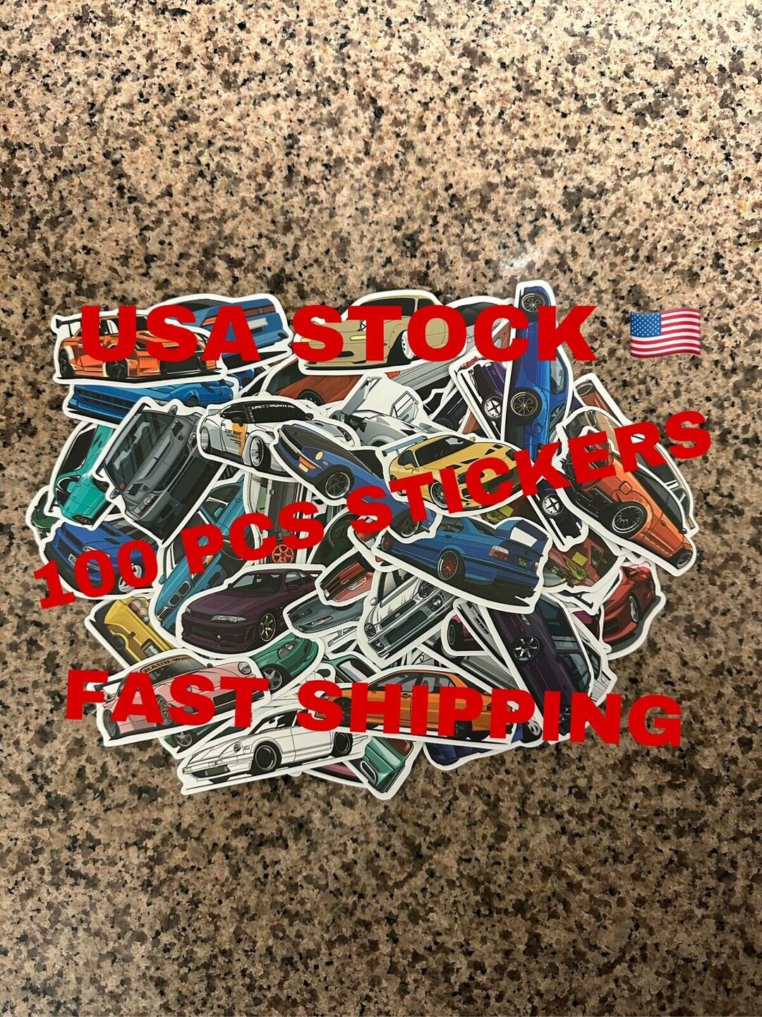 100pcs Custom Random Car Stickers Vinyl Random No Duplicate JDM Dope ...