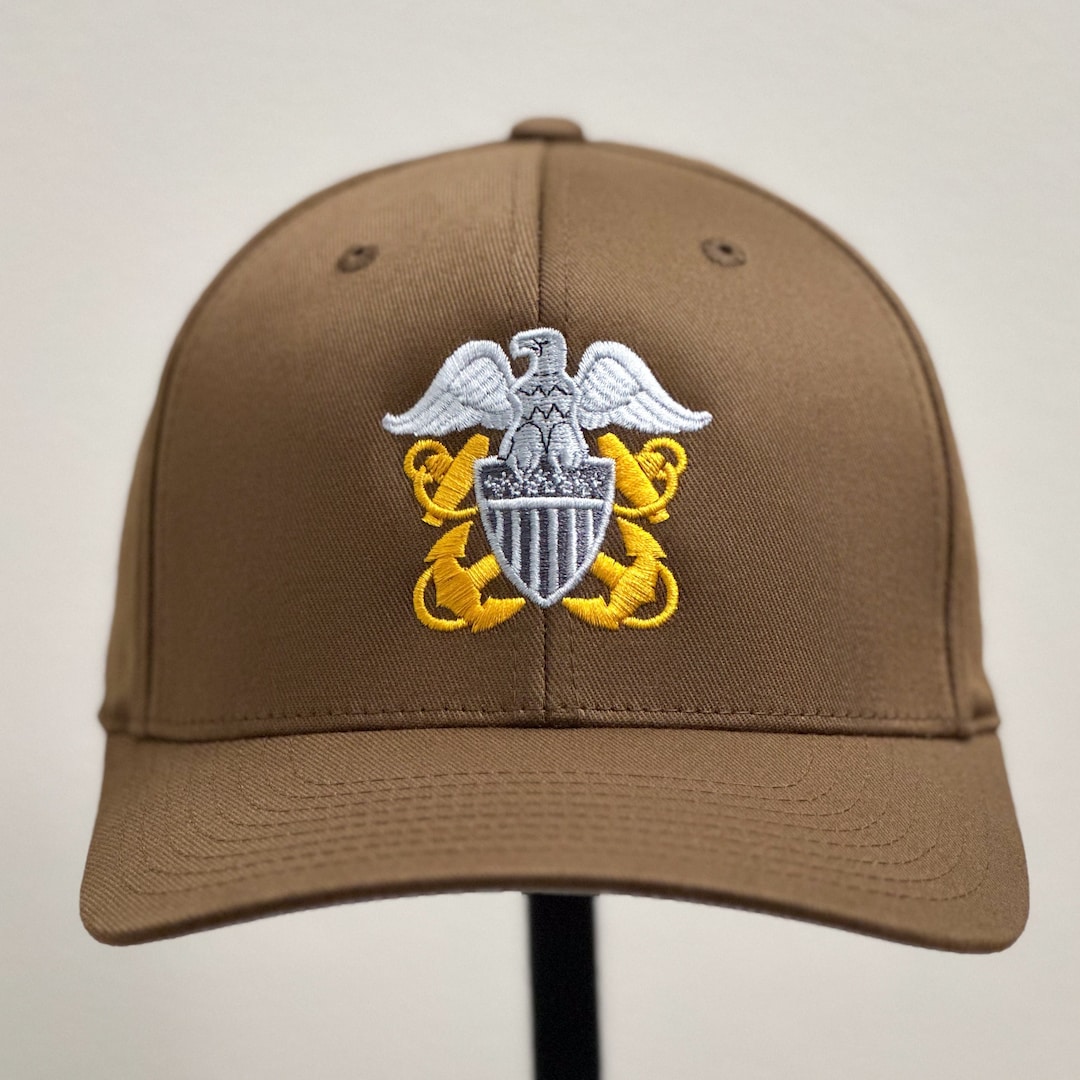 US Navy Officer Ball Cap- Coyote Brown - Etsy