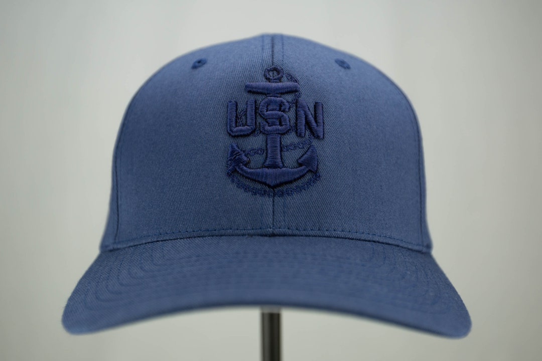 US Navy Chief (navy Blue Hat) - Etsy