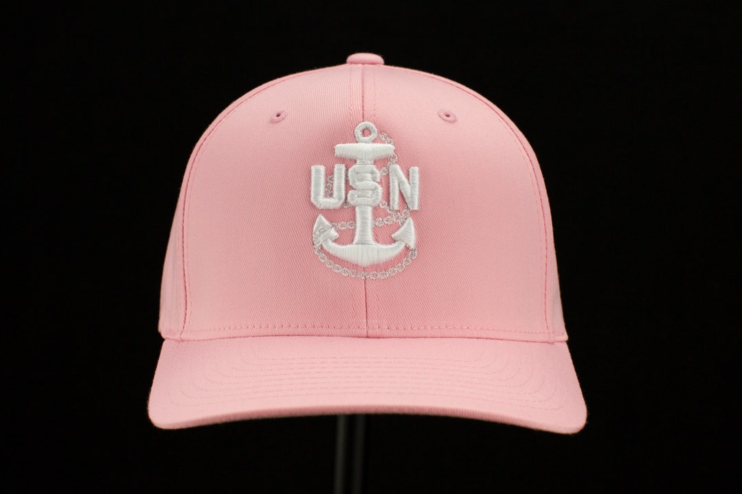 US Navy Chief Hat (pink Hat- White Anchor) - Etsy