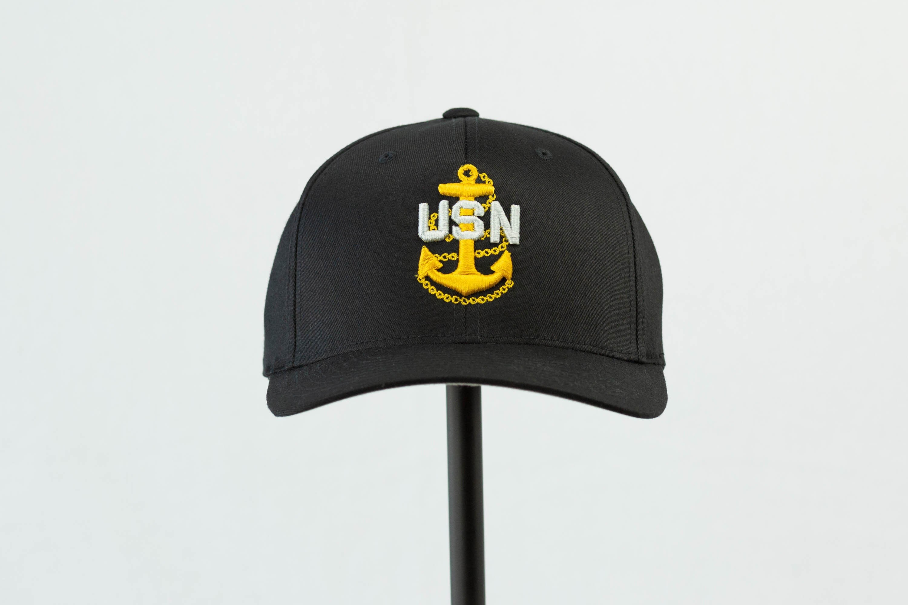 US Navy Chief Hat gold/ Silver Black Hat 3D Puff - Etsy