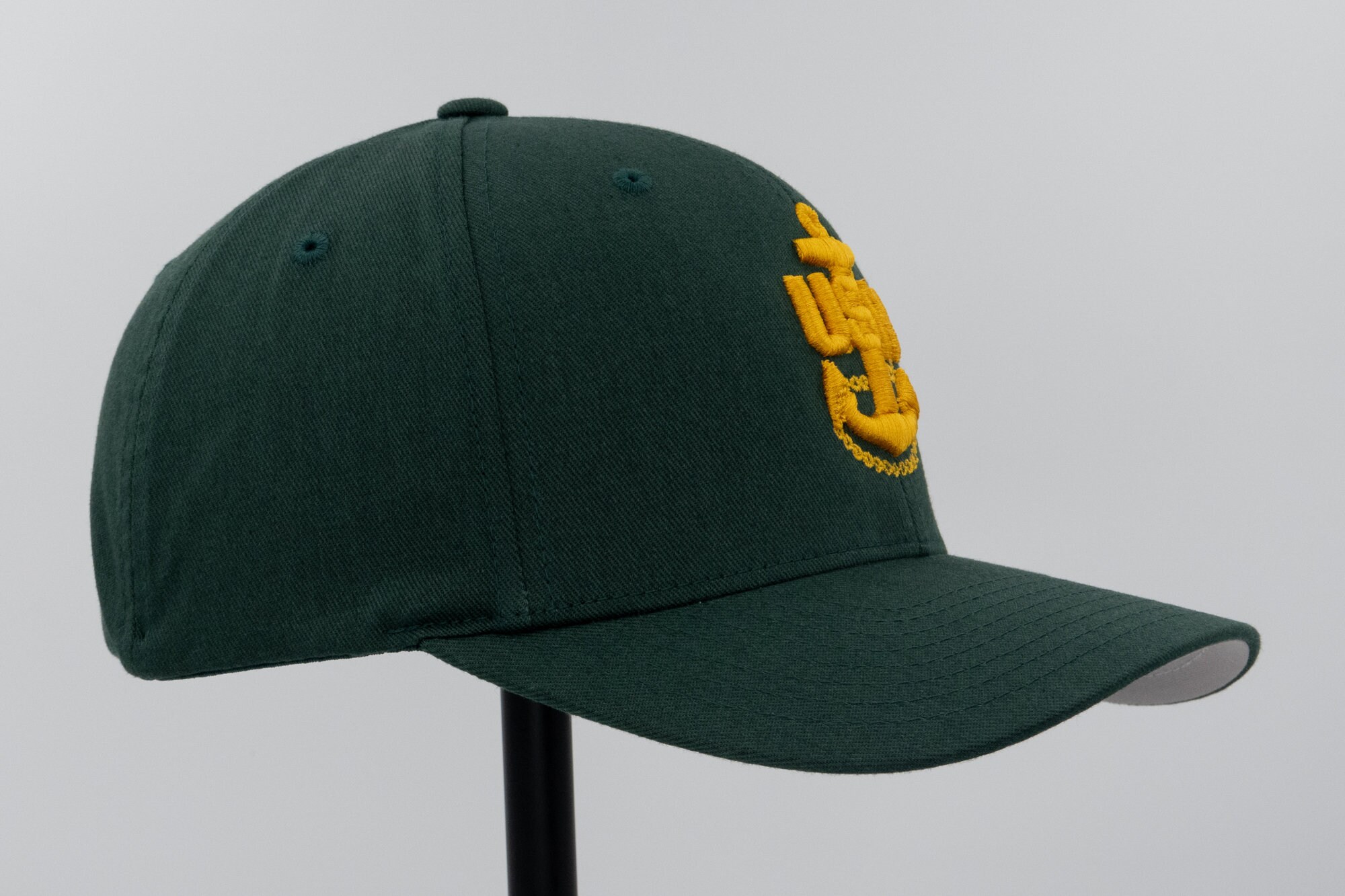 US Navy Chief Hat (dark Green) All Gold Anchor - Etsy