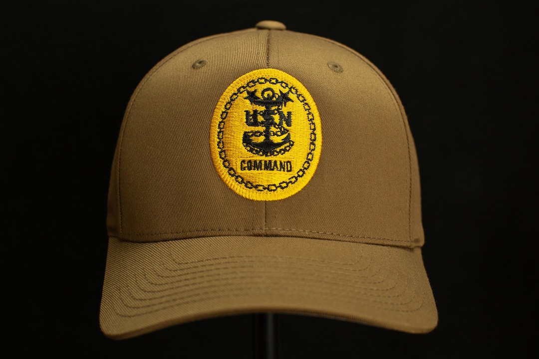 Command Master Chief Ball Cap (coyote Brown) - Etsy