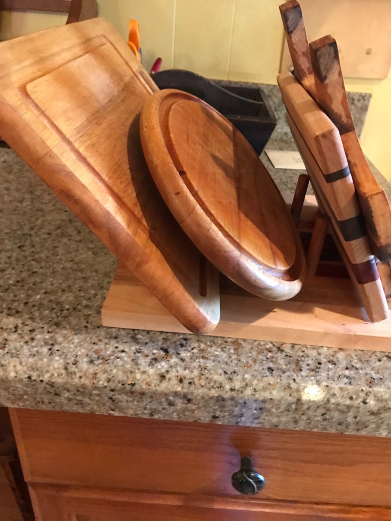 Cutting Board Rack - Etsy