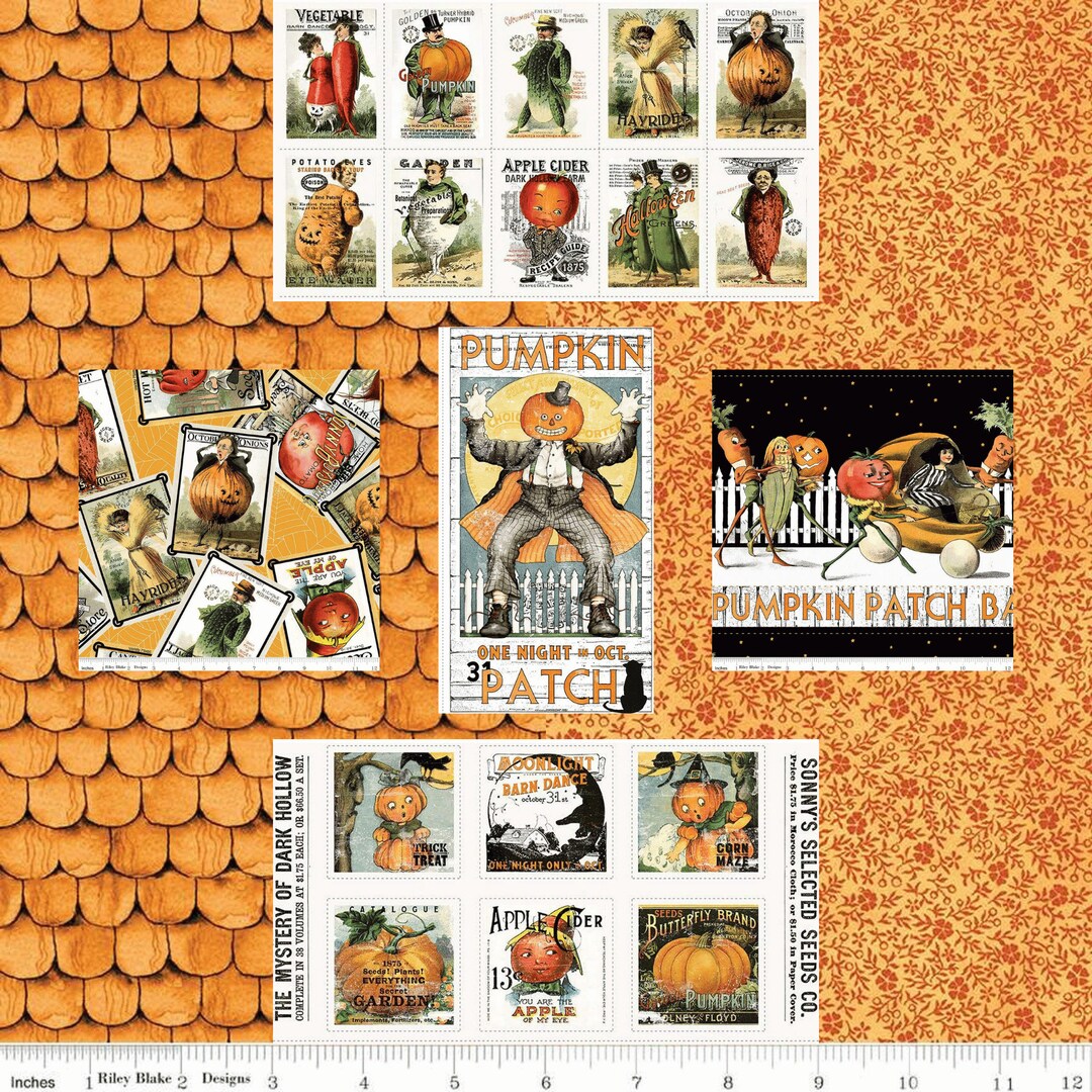 Collection-pumpkin Patch by J. Wecker-frisch for Riley Blake Fabrics - Etsy
