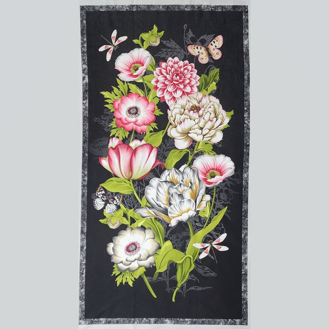 PANEL Tivoli Garden by Anne Rowan for Wilmington Prints - Etsy