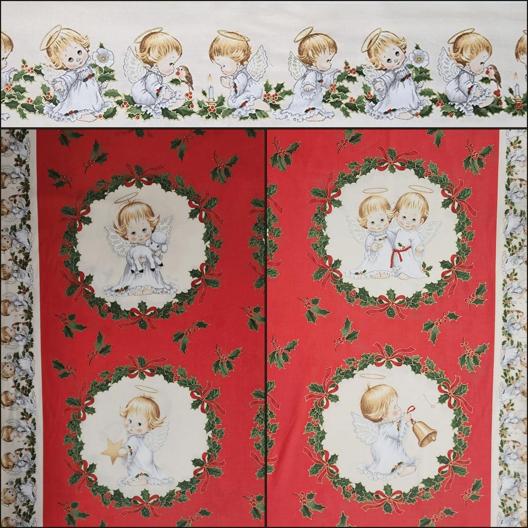 3 YARD CUT Ami! Morehead for Elizabeth's Studio Patt# M4100 Christmas ...